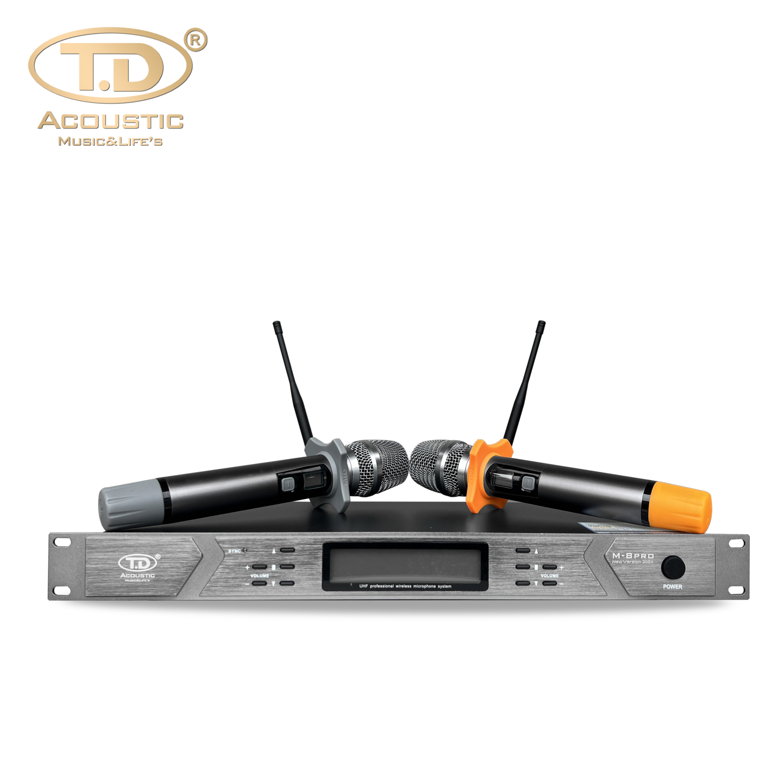 MICRO KHÔNG DÂY TD M-8PRO ( PHIÊN BẢN MỚI 2024) - Chính Hãng TD Acoustic Âm Thanh nhập khẩu